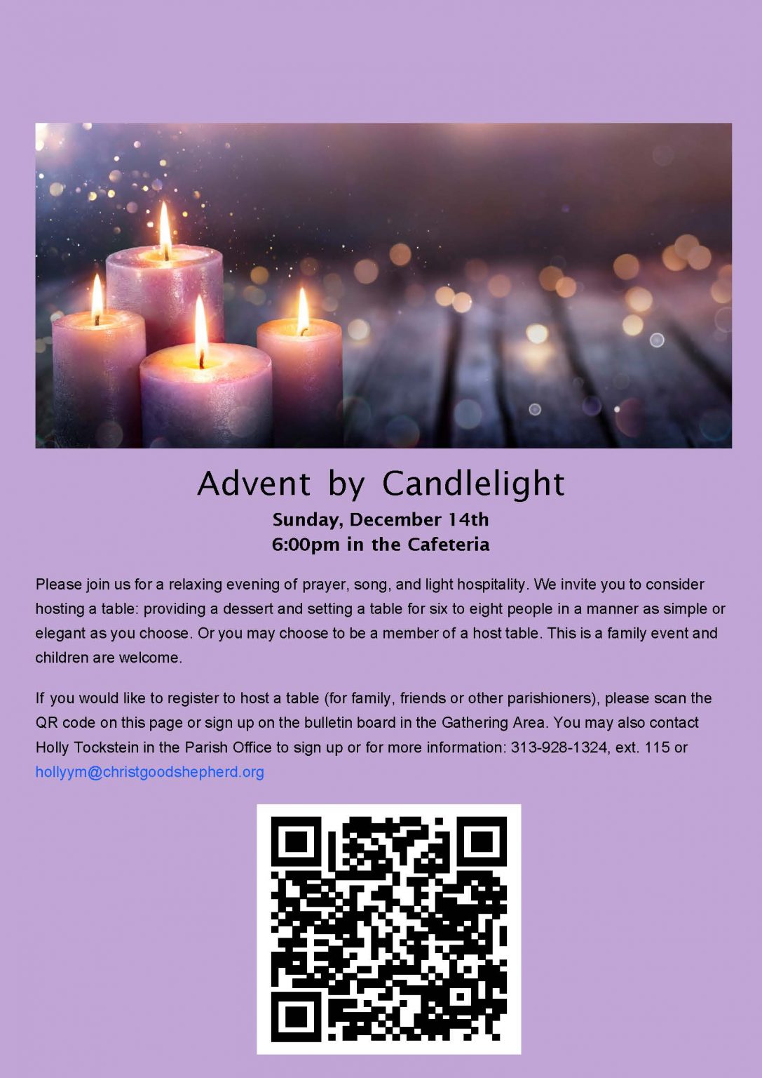 Advent by Candlelight – CHRIST THE GOOD SHEPHERD CATHOLIC CHURCH